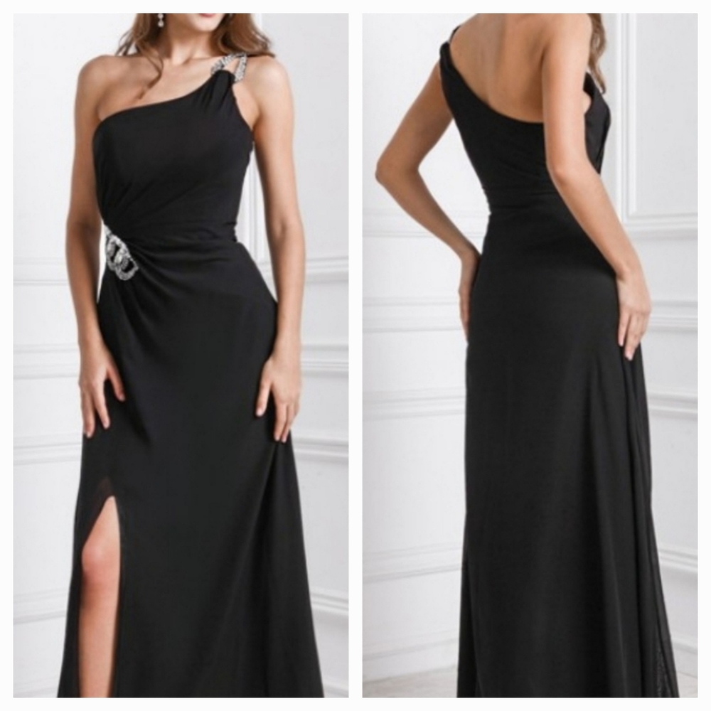 Js Boutique One Shoulder Wedding Party Cocktail Prom … - Gem